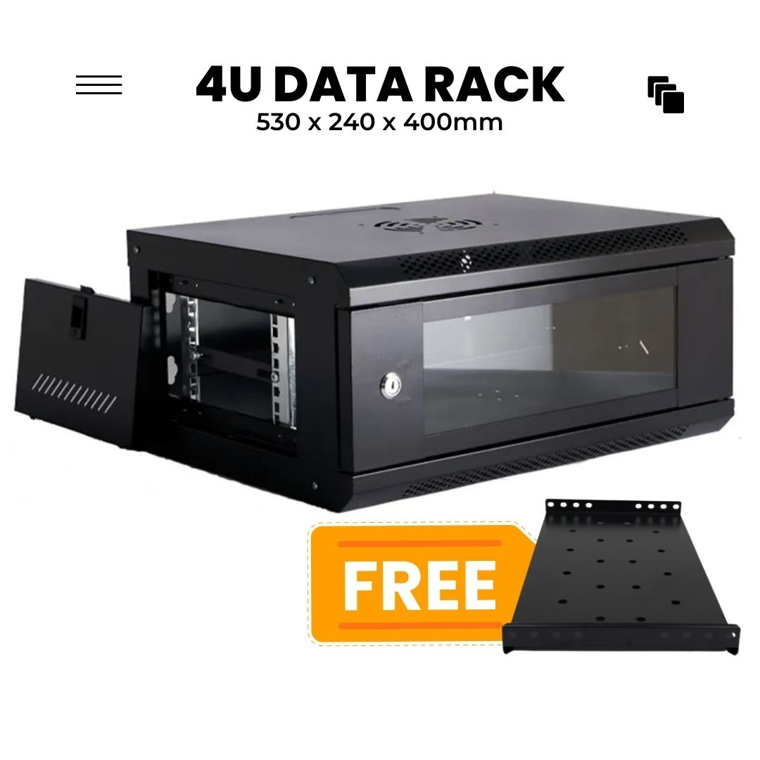 Data Rack Cabinet, Network Server Cabinet, 4U Data Rack, Computers ...