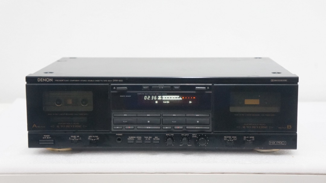 Denon DRW-850 Auto Reverse Stereo Double Cassette Deck, Audio, Other ...