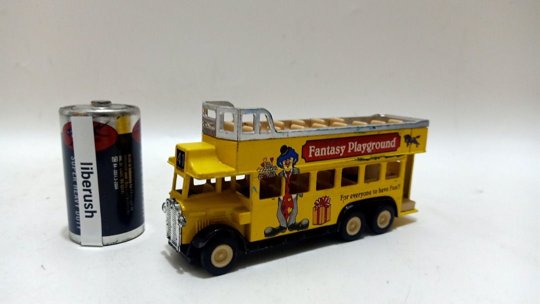 Diecast ss fantasy playground london double decker bus public vehicle ...