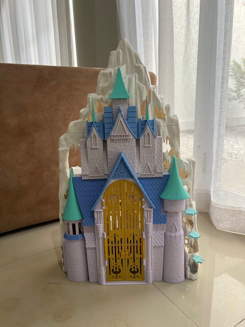 Disney FROZEN Castle 2 in 1 Playset - Original MATTEL / Big Elsa & Anna ...
