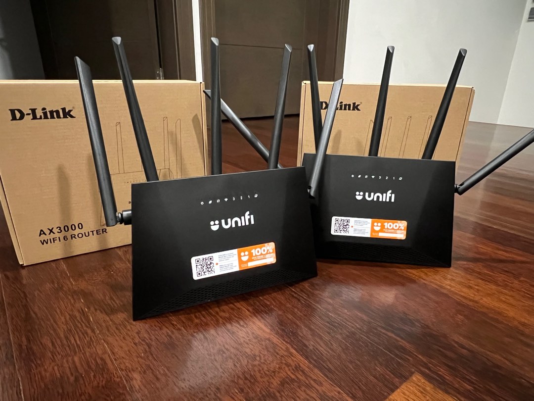 Dlink DIR-X3000Z AX3000 Wifi6 Mesh Router Unifi ver 2Combo, Computers ...