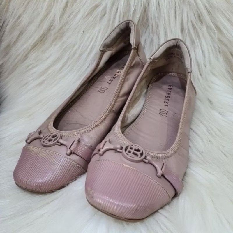 EVERBEST Sepatu Kulit Asli Original, Fesyen Wanita, Sepatu di Carousell