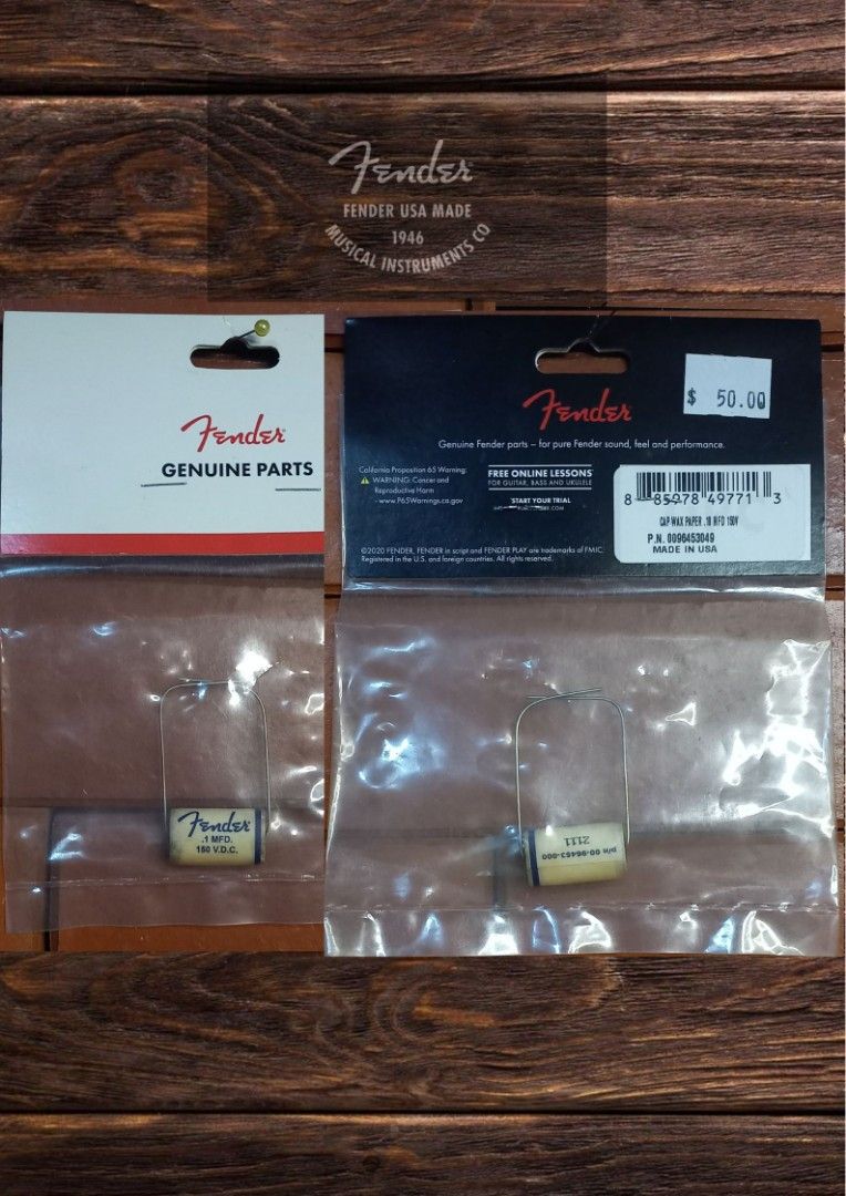 Fender Stratocaster Capacitor Vintage, Musik & Media, Alat di Carousell