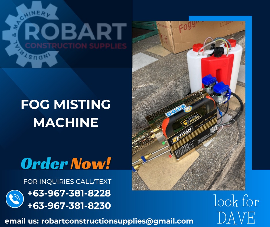 FOG MISTING MACHINE, Commercial & Industrial, Construction Tools ...