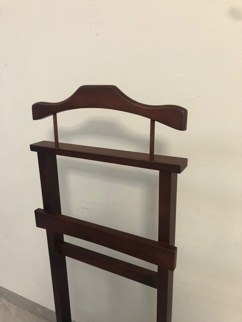 Suit Valet Stand Hanger Berdiri Gantungan Jas Rak Multiguna Pakaian ...