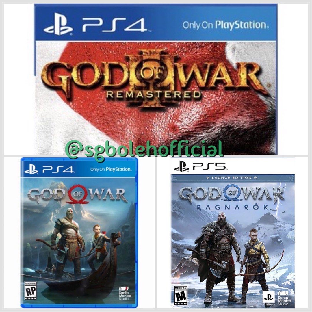 God of War Ragnarok (PS4 &PS5) | GOW deluxe edition | GOW 3 Remastered ...
