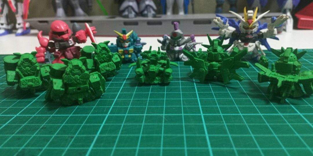 Gundam sd gachapon set (2 RARE UNIT), Hobbies & Toys, Toys & Games on ...