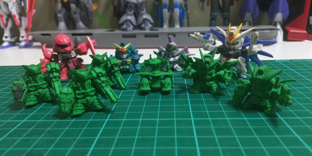 Gundam sd gachapon set (2 RARE UNIT), Hobbies & Toys, Toys & Games on ...