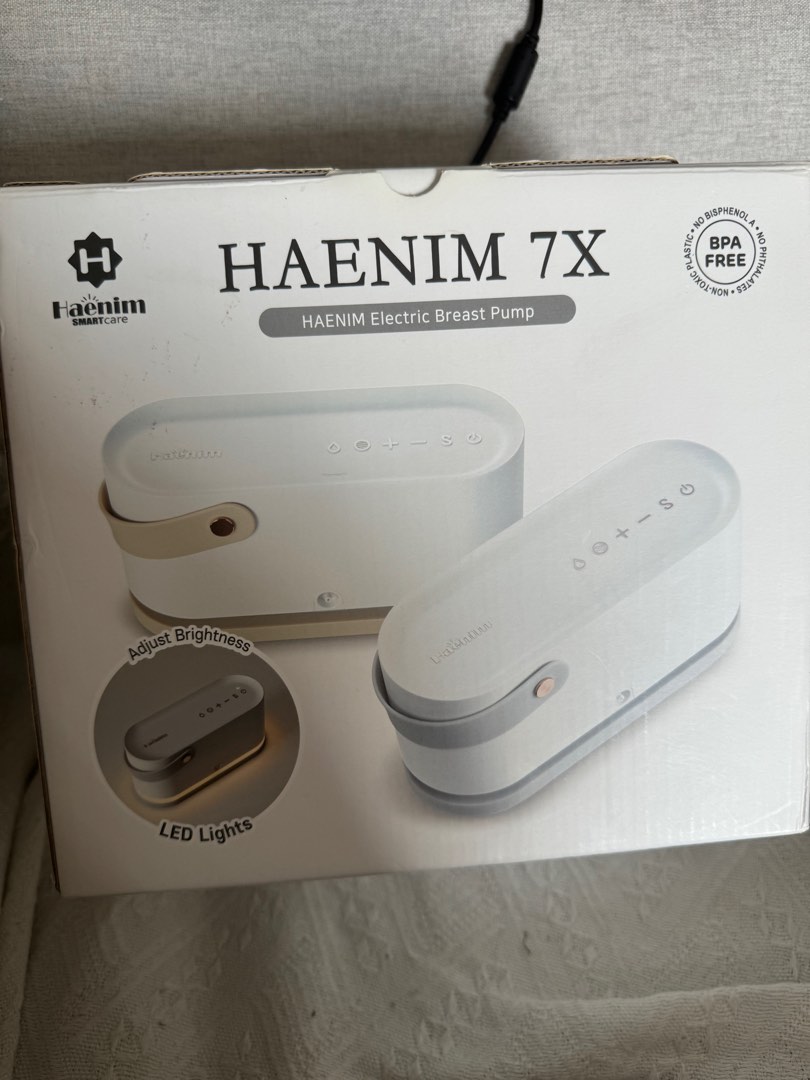 Haenim 7x electric breast pump (complete set), Babies & Kids, Nursing ...