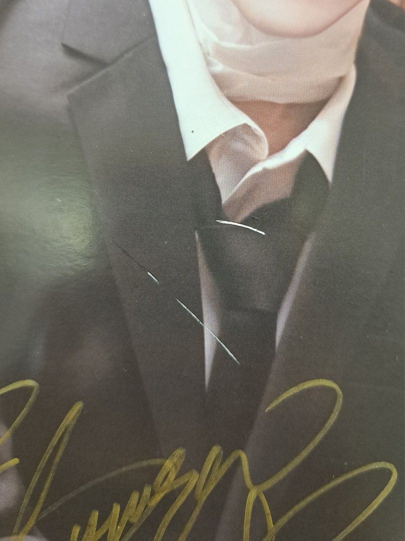 Hakken official signed merch Dazai cosplay A4 poster, Hobbies & Toys ...