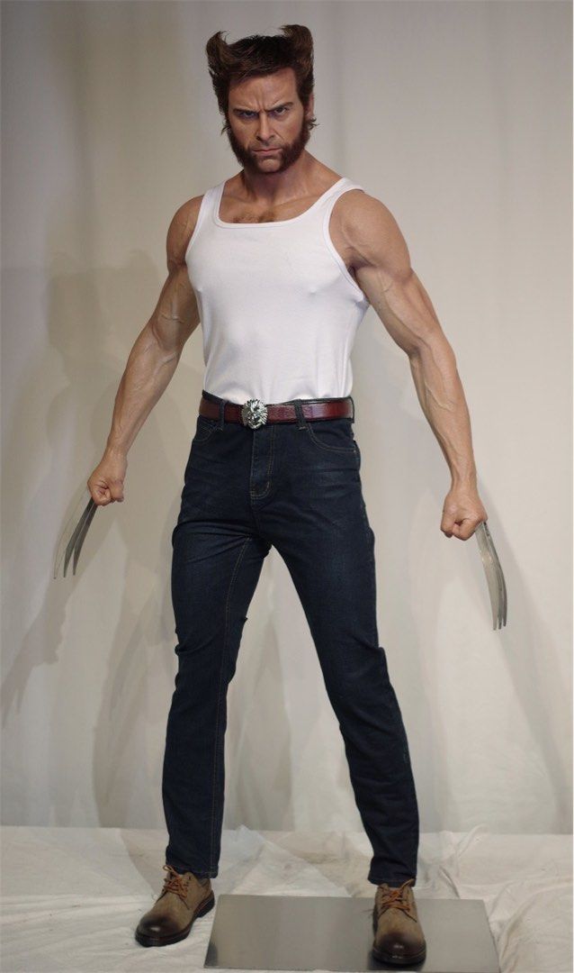 188cm Hugh Jackman The Wolverine Life Size Wax Figure Statue, Hobbies ...