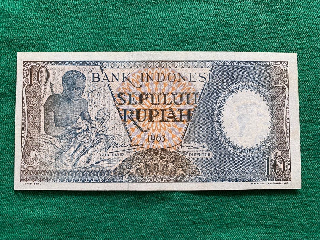 Indonesia 10 Rupiah 1963., Hobbies & Toys, Collectibles & Memorabilia ...