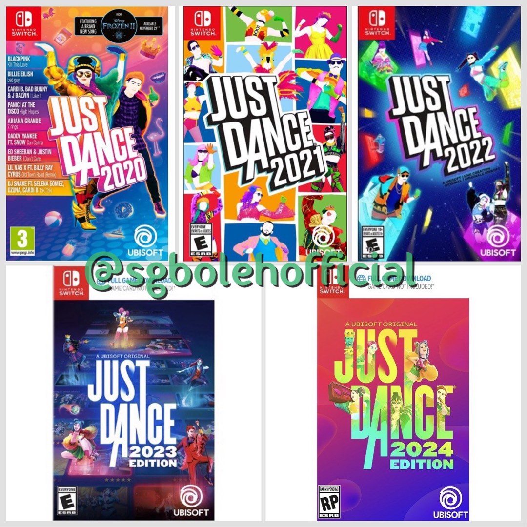 Just Dance 2024 (Nintendo switch)｜ 2023 ｜2022 ｜ 2021 ｜ 2020, Video Gaming, Video Games, Nintendo ...