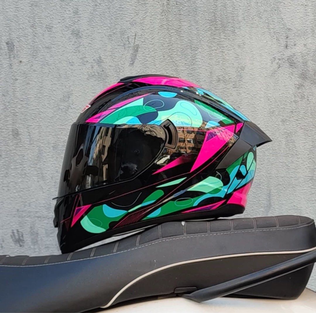 Colourful motorcycle helmets store