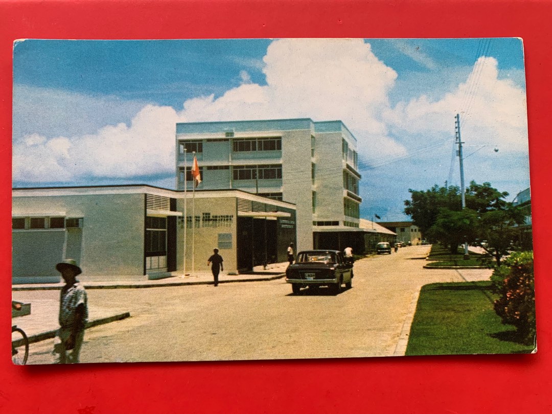 Labuan BEACH STREET 1960 Postcard, Hobbies & Toys, Collectibles ...