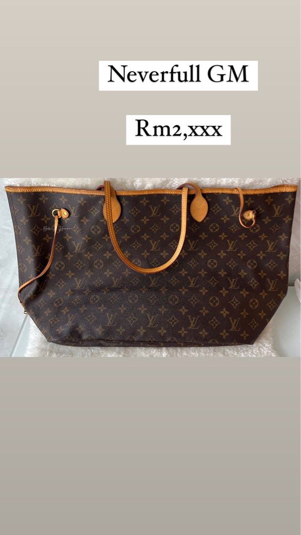 Louis Vuitton Neverfull GM, Luxury, Bags & Wallets on Carousell