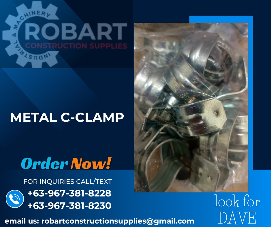 METAL C-CLAMP, Commercial & Industrial, Construction Tools & Equipment ...