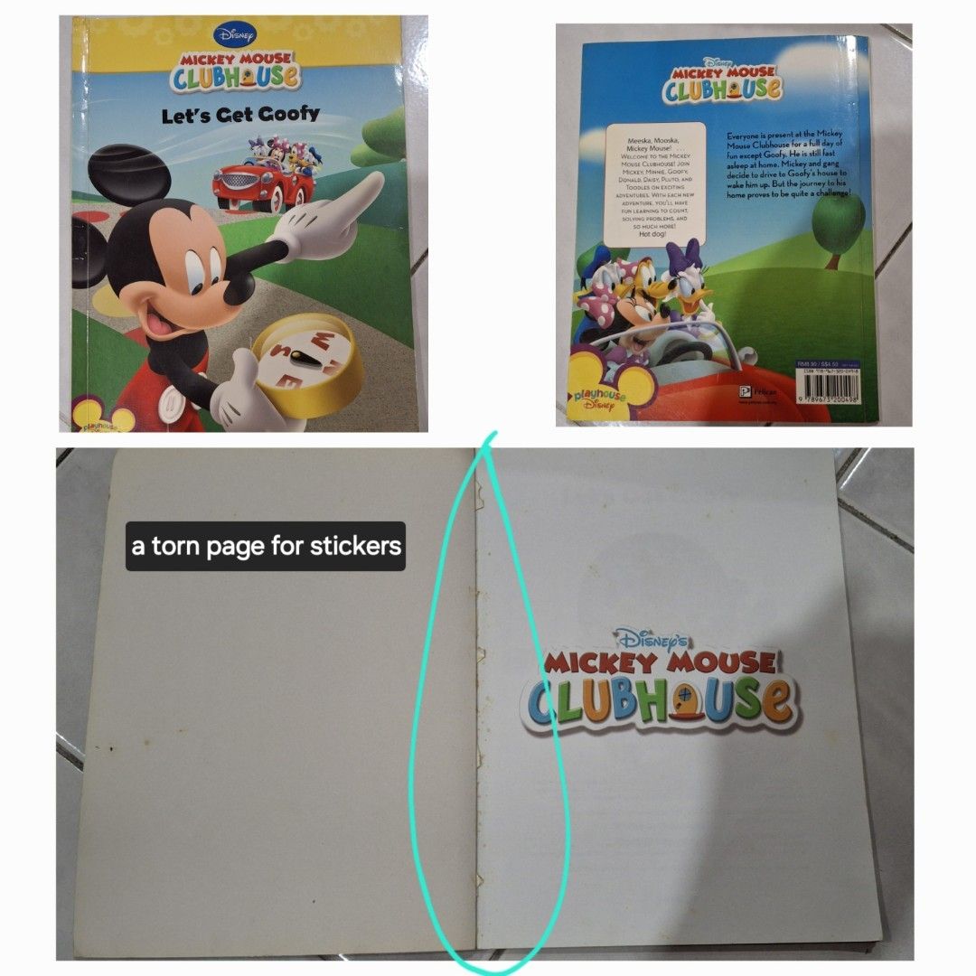 Mickey Mouse: Let's Get Goofy, Hobbies & Toys, Books & Magazines ...