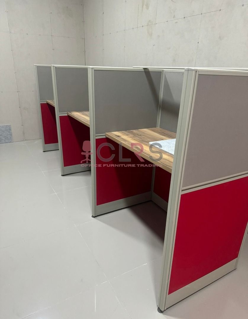 MODULAR CUBICLE PARTITION OFFICE FURNITURE, Furniture & Home Living ...