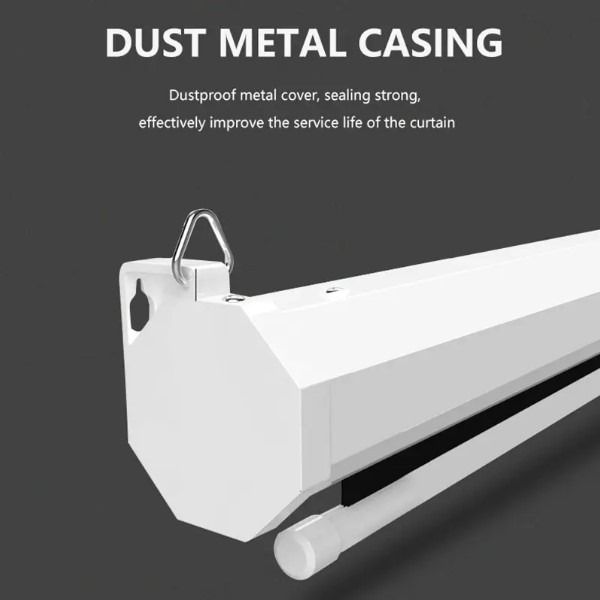 Motorized screen projection 4:3 Projector Screen Wall Mounted ...