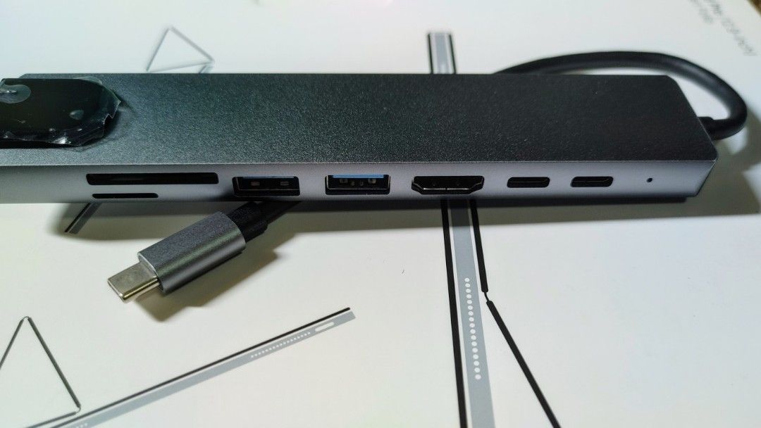 Multi-Function Adapter / Reader / Hub / OTG / Dock with Ethernet LAN ...