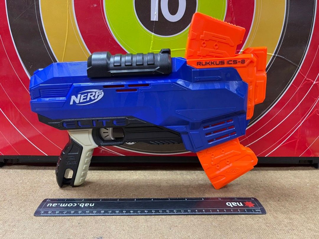 Nerf N Strike Elite Rukkus with Built in magazine, Babies & Kids ...