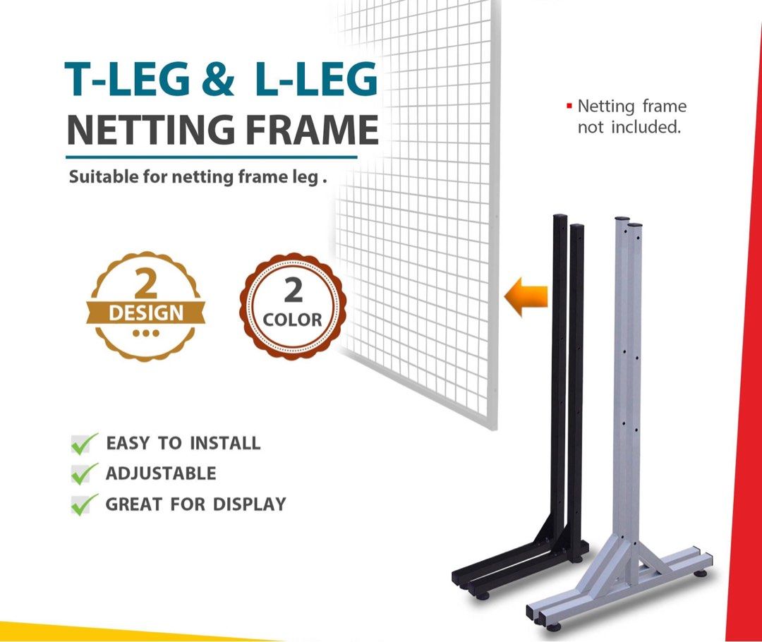 Netting frame display with stand netting hook (WIRE MESH) Wire Display ...