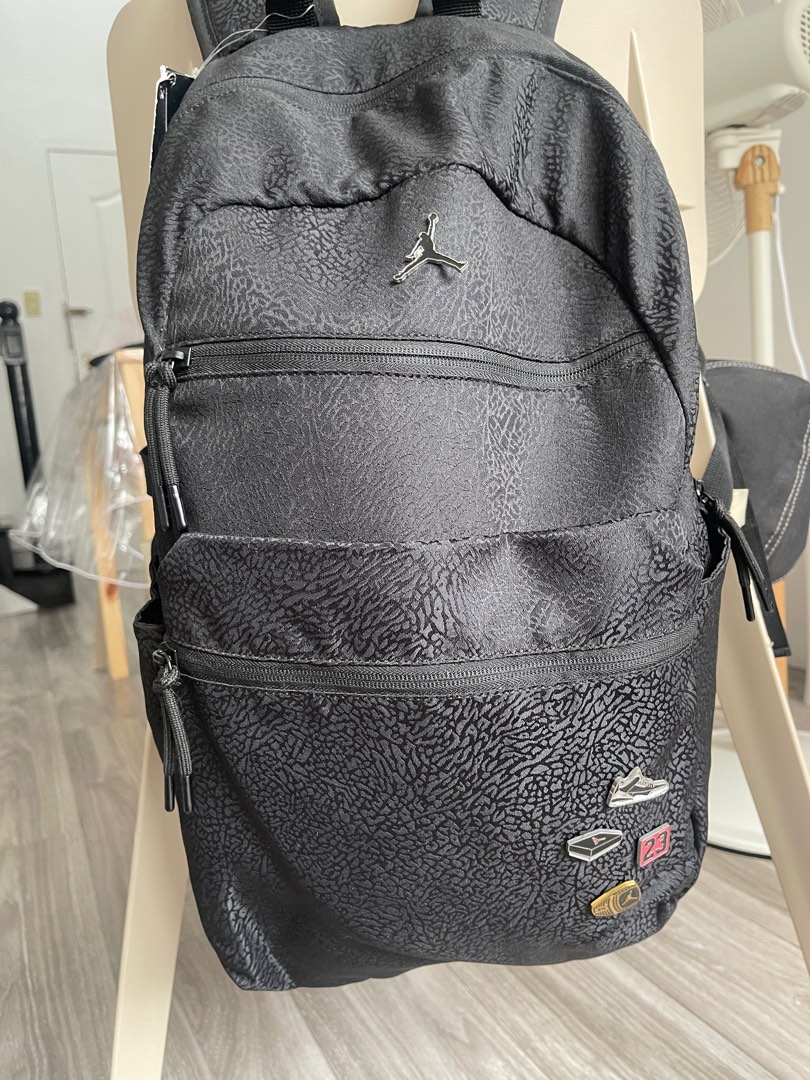 Jordan jumpman Pin Pack Laptop Backpack Black Large, Men's Fashion ...