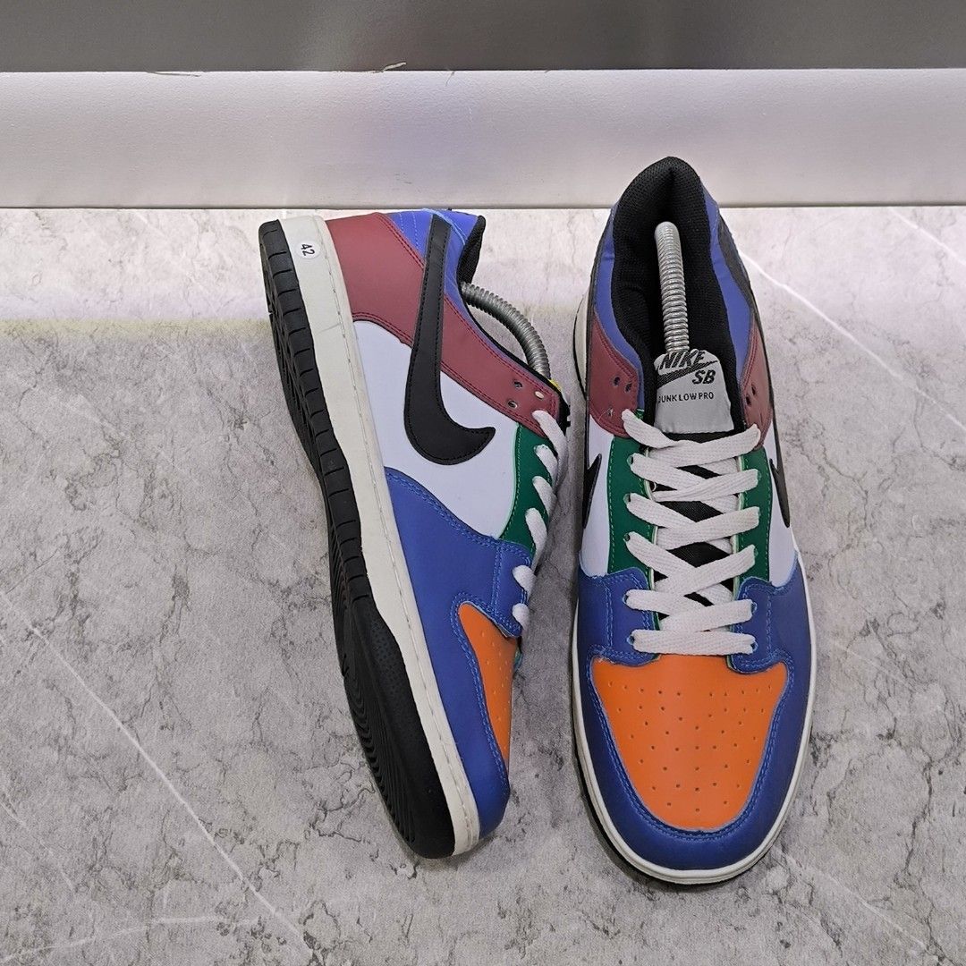 Nike Sb Dunk Low Pro Multicolor, Fesyen Pria, Sepatu , Sneakers di ...