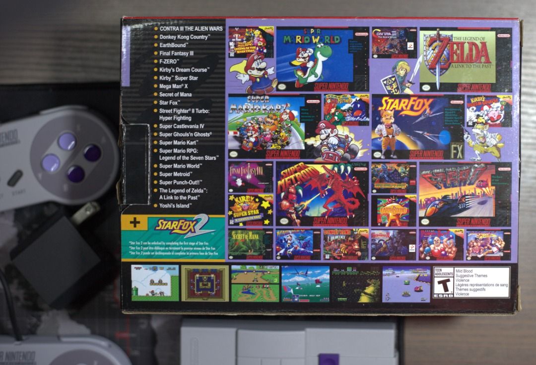 正版 迷你美版超任 連盒 | 超級任天堂 Nintendo Super NES Classic Edition , 電子遊戲, 電子遊戲機 ...