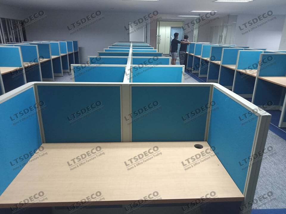 OFFICE CUBICLE CALL CENTER TABLE MODULAR PARTITION OFFICE FURNITURE AND ...