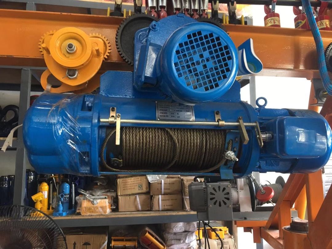 Overhead Electric Hoist 3 Phase with Motorized Travelling Trolley ...