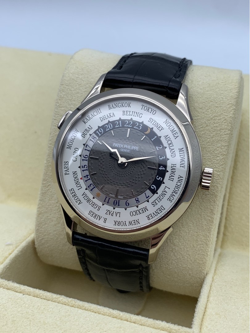 Patek Philippe 5230G World Time White Gold GMT Time Zone, Luxury ...