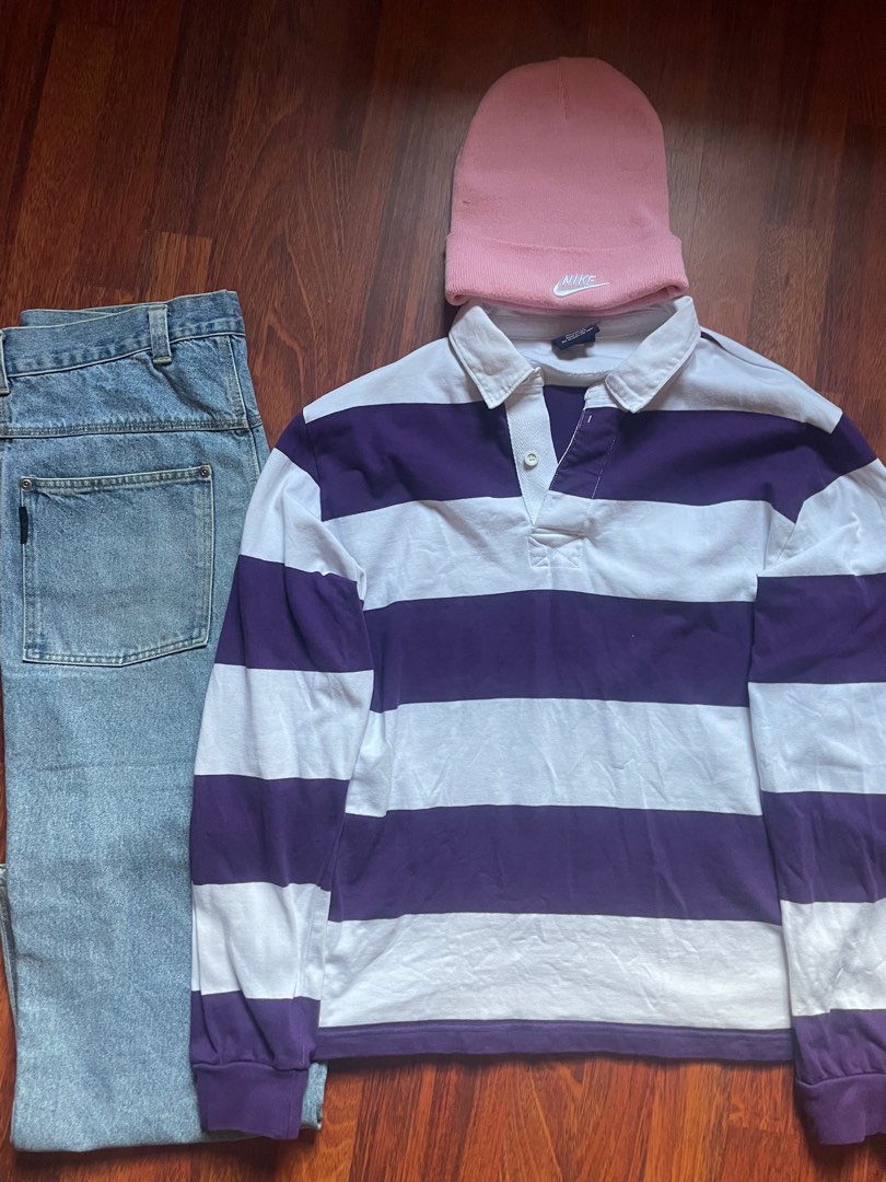 polo rugby ( boxy cut ), Men's Fashion, Activewear on Carousell
