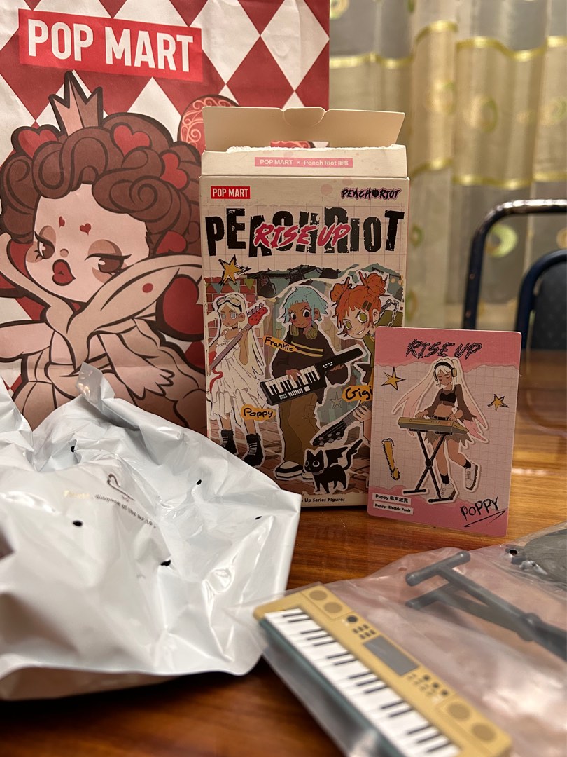 Popmart Peach Riot Rise Up - Poppy Electric Funk, Hobbies & Toys ...