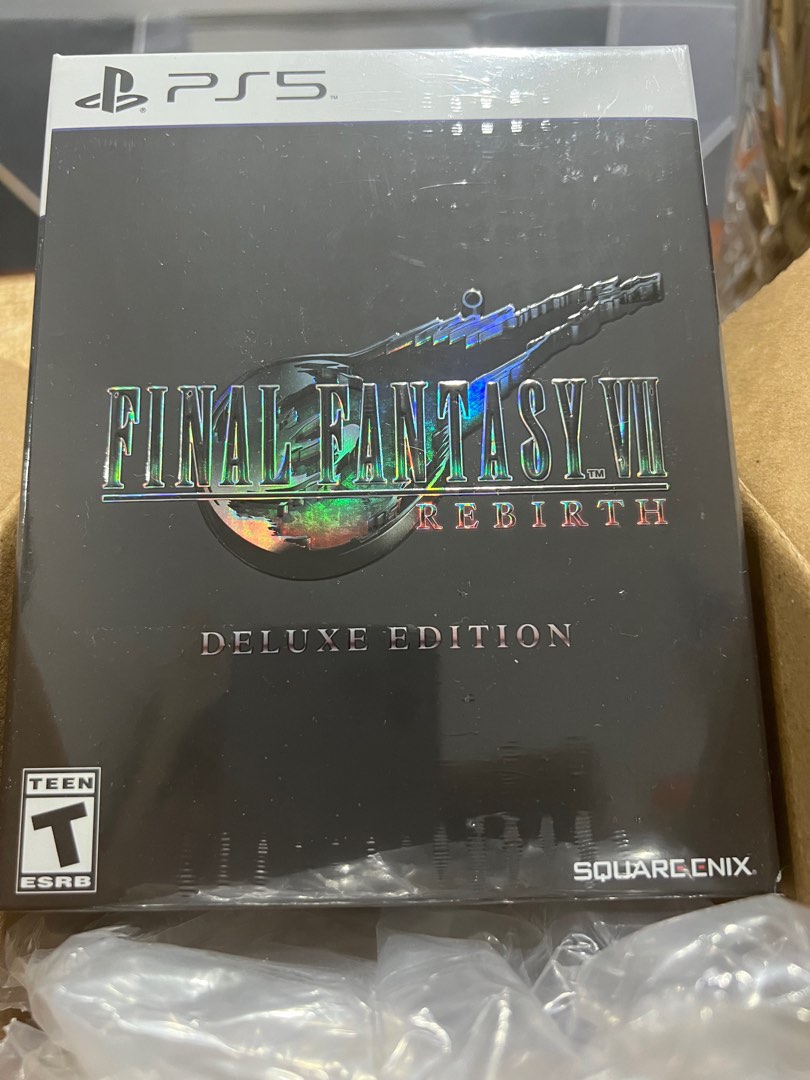 PS5 Final Fantasy 7 rebirth Deluxe edition R1 US, Video Gaming, Video ...
