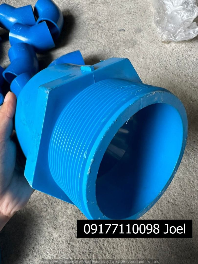 PVC Blue Male Adapter, Commercial & Industrial, Industrial Equipment on ...