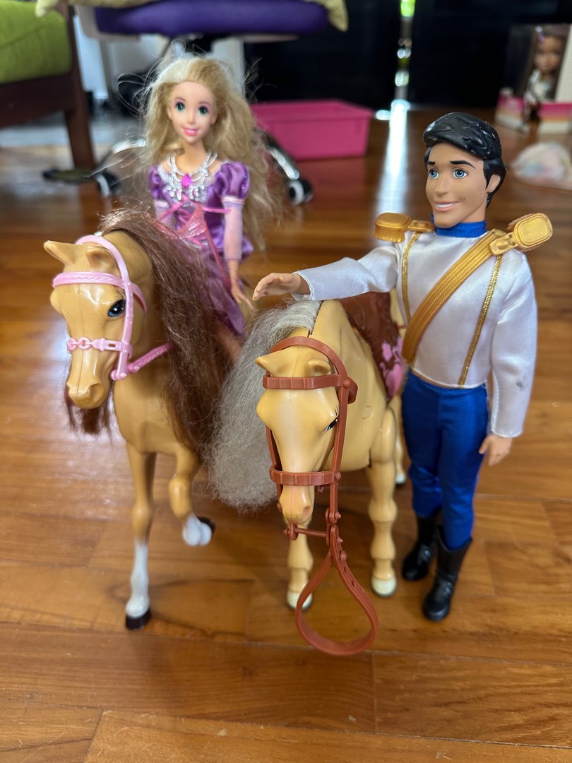 Rapunzel from Tangled and her prince, Hobbies & Toys, Toys & Games on ...