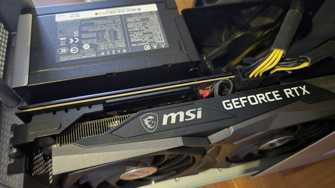 Razer Core eGPU enclosure with MSI 3060 ti, Computers & Tech, Parts ...