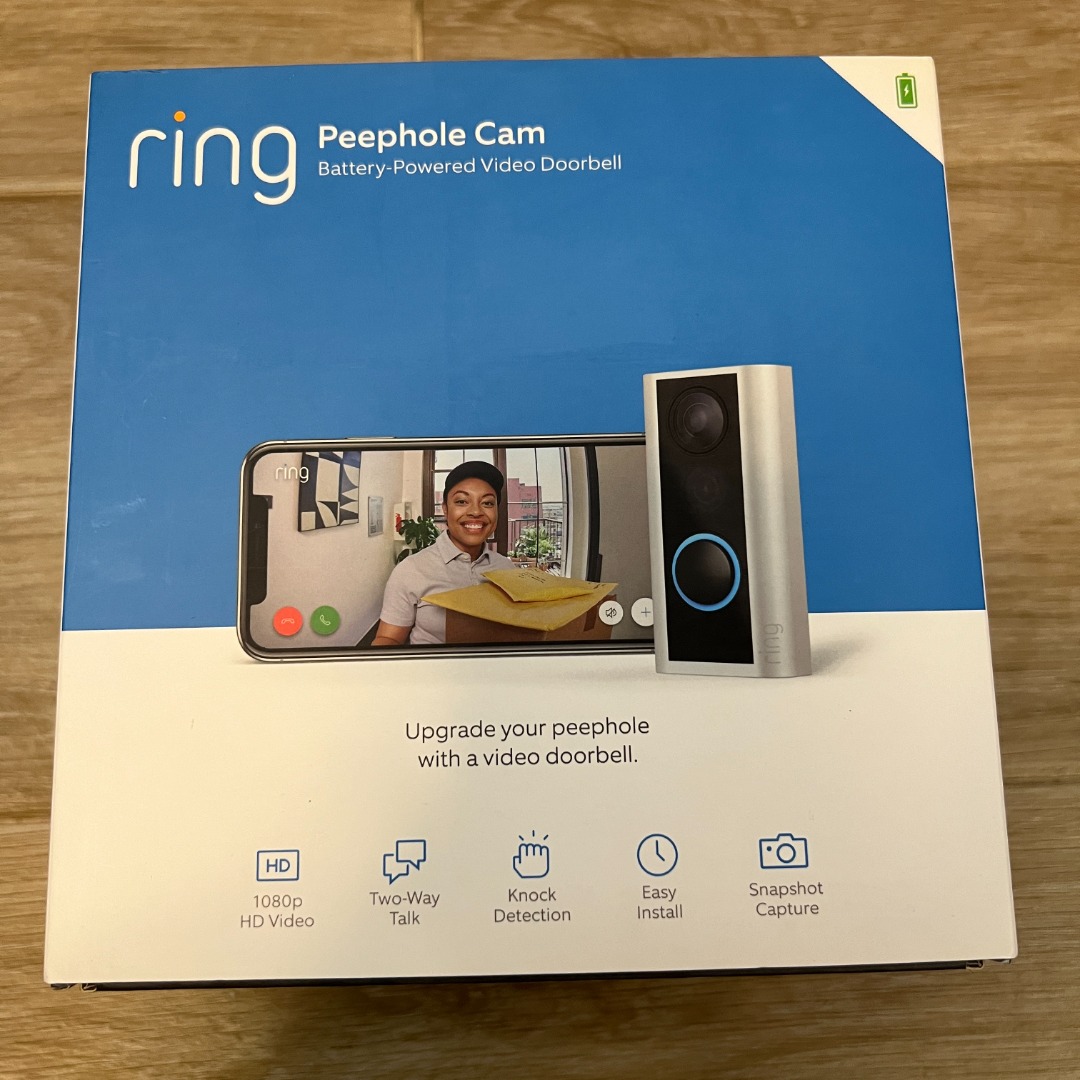 Ring Peephole Cam and Video Doorbell 電子防盜眼 電子門鈴 智能防盜眼, 傢俬＆家居, 保安及門鎖 ...