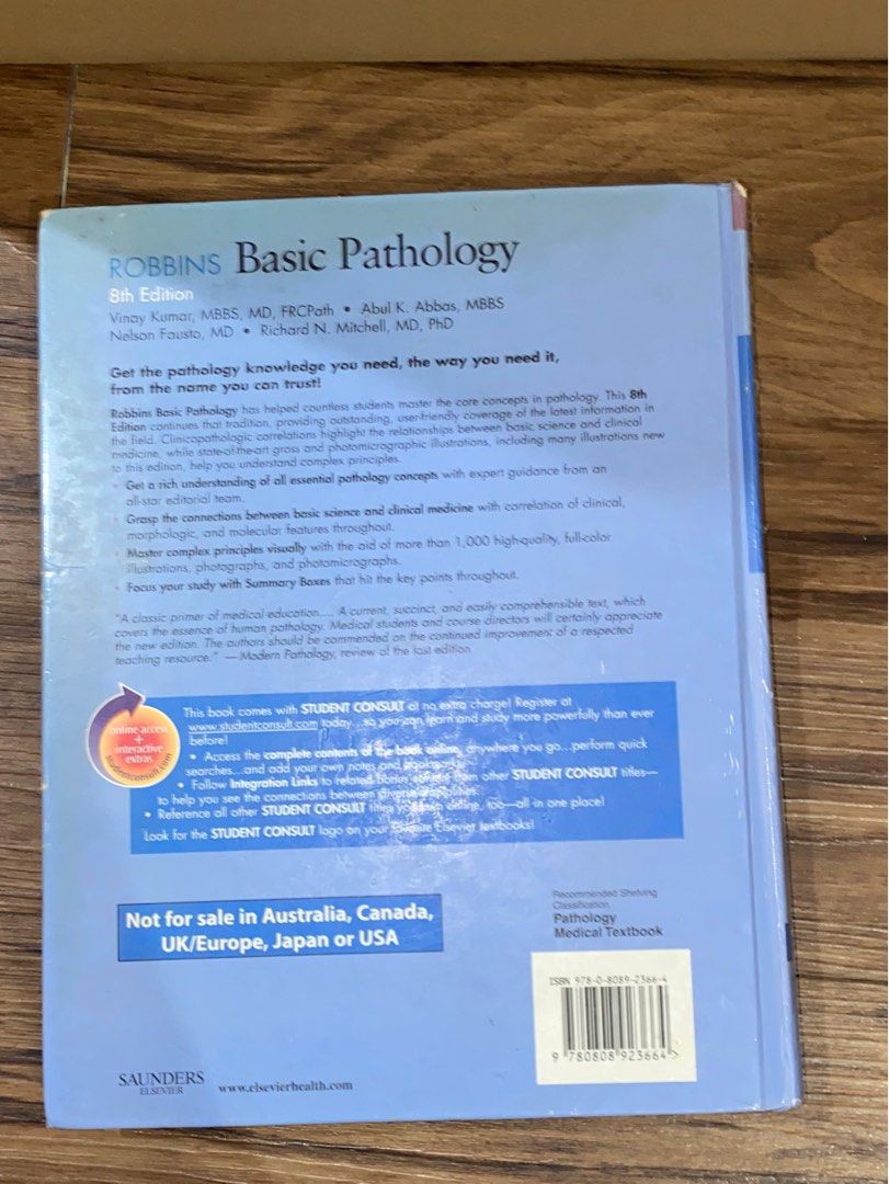 Robbins Basic Pathology Mama Robbins, Hobbies & Toys, Books & Magazines ...