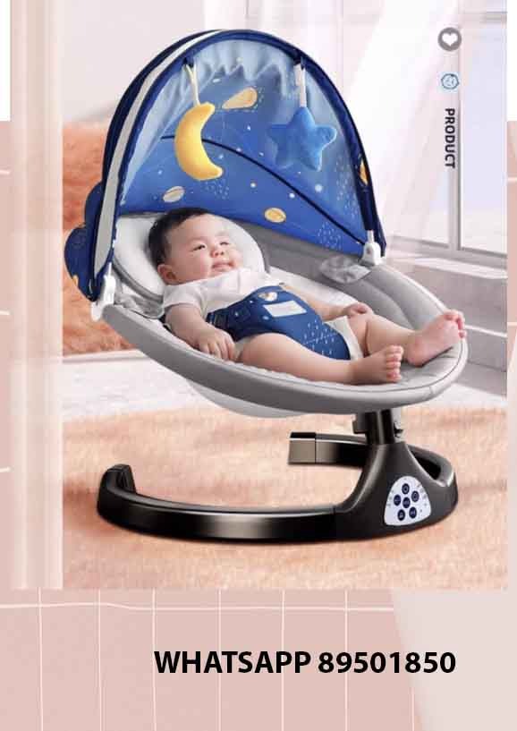 Rocking Chair Baby Smart Electric Mosquito Net Cradle - Protect Your ...