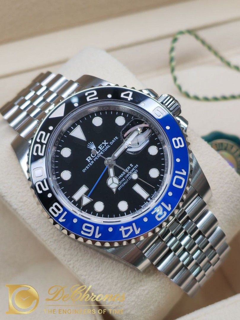 Rolex Gmt master 2 Aka Batgirl 126710BLNR Jubilee, Luxury, Watches on ...