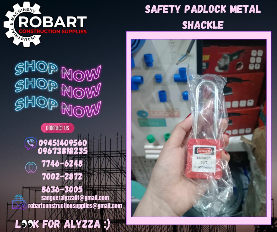 safety padlock metal shackle, Commercial & Industrial, Construction ...
