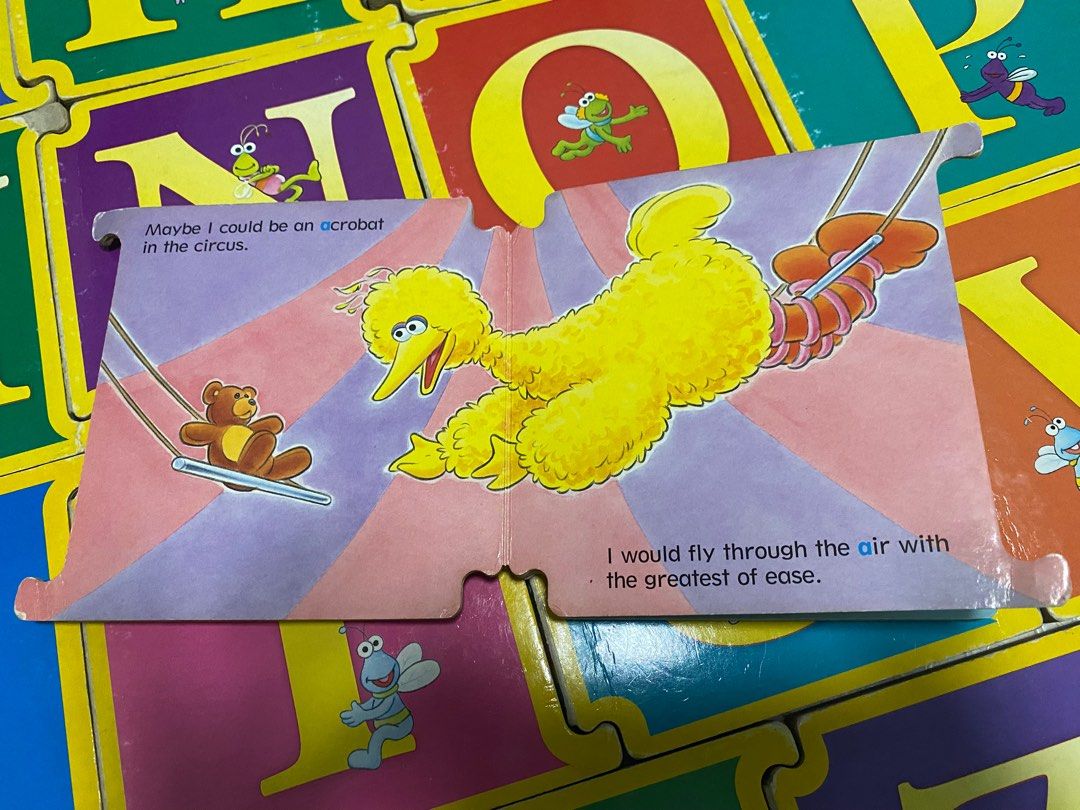 Sesame Street Alphabet book A-Z, Hobbies & Toys, Books & Magazines ...