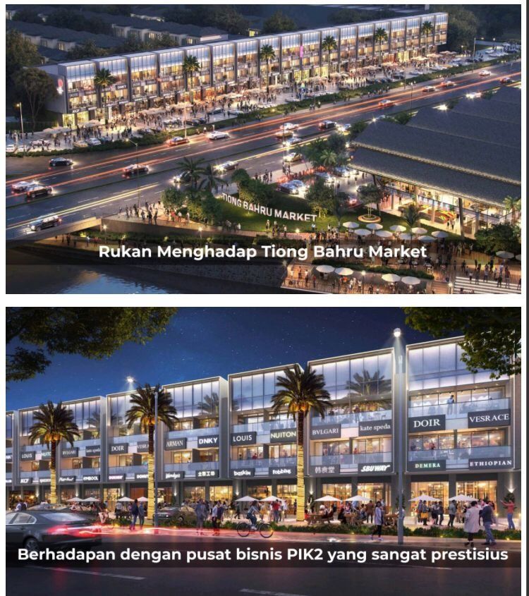 sewa ruko 3 lantai mega kuningan PIK 2 posisi hook, Properti, Rental di ...