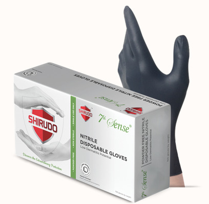 Shirudo Nitrile glove by Kossan, Health & Nutrition, Medical Supplies ...