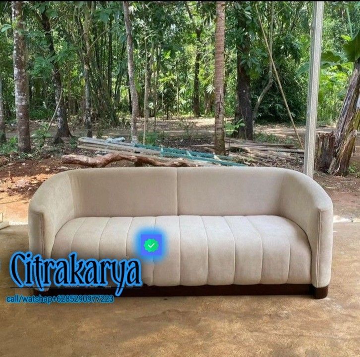 Sofa minimalis sofa kacang sofa lengkung sofa curved sofa boba, Perabotan Rumah di Carousell