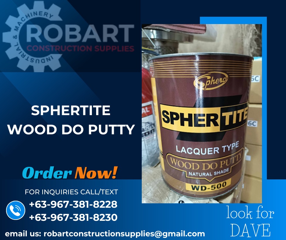 SPHERITE WOOD DO PUTTY, Commercial & Industrial, Construction Tools ...