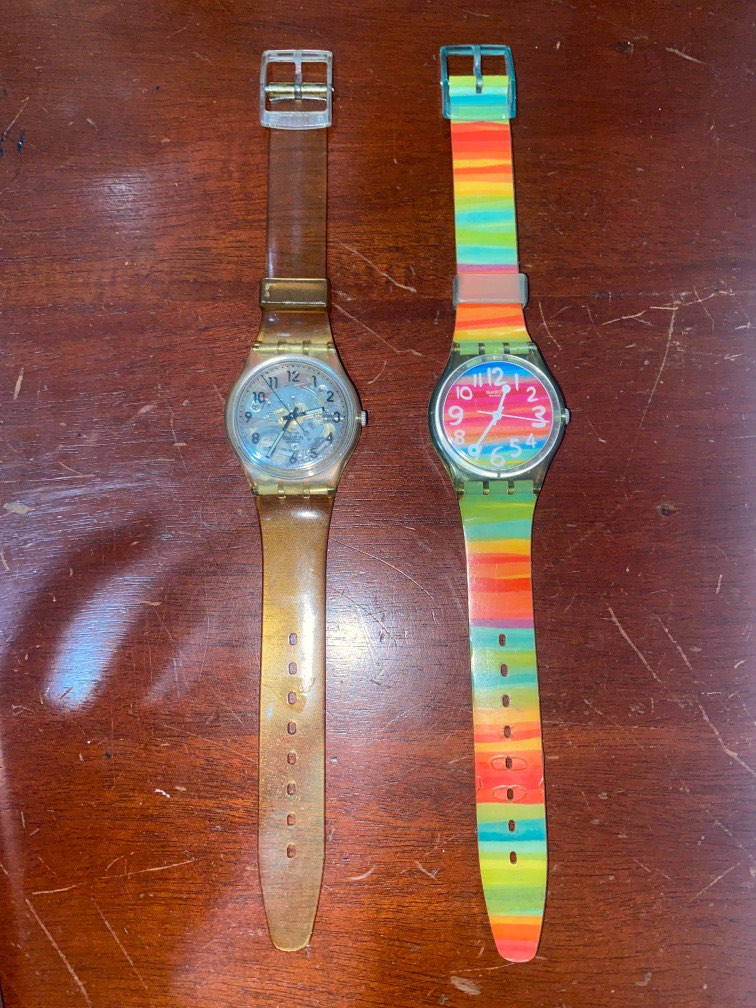 Swatch kids watch , Women's Fashion, Watches & Accessories, Watches on ...